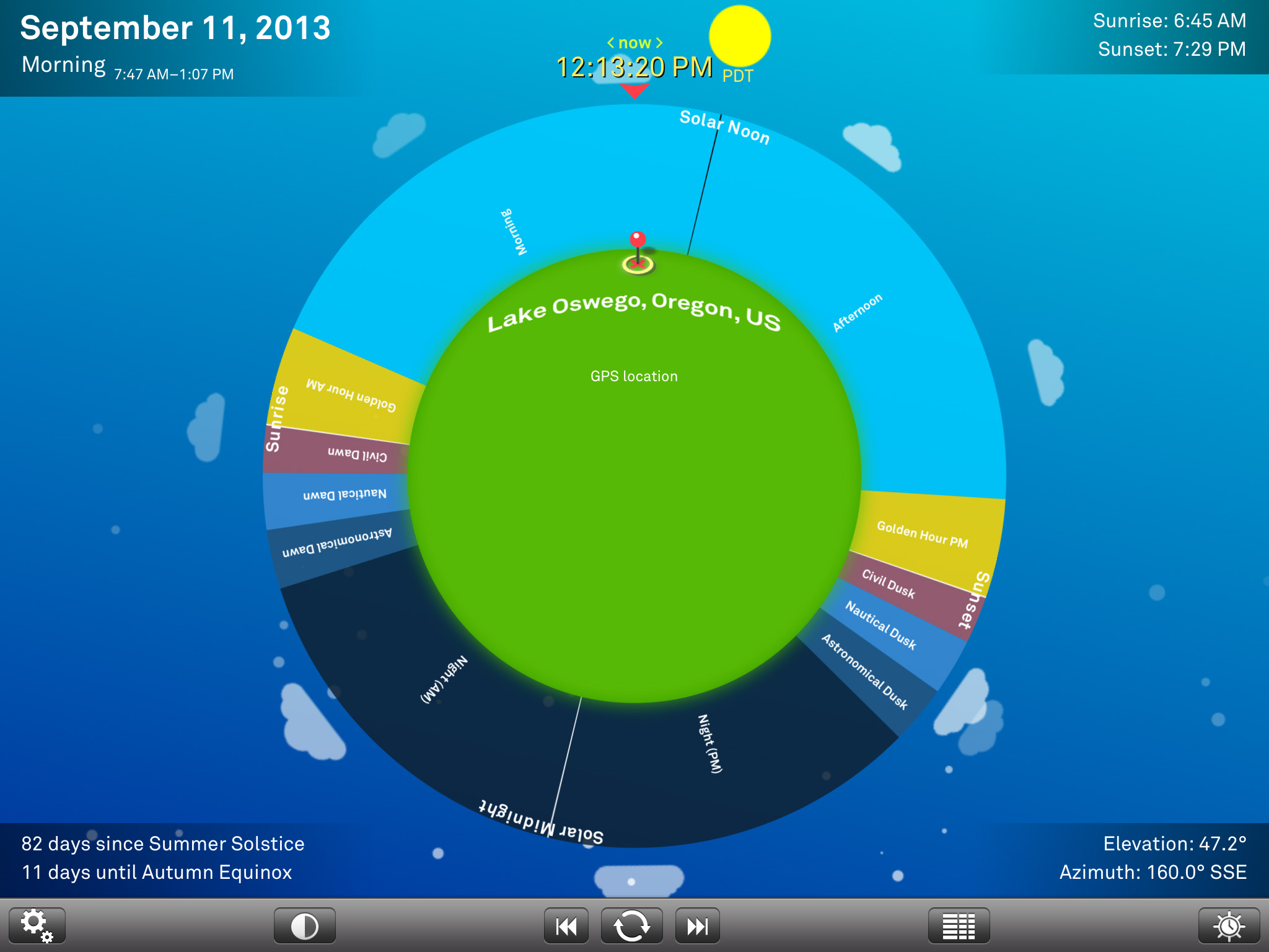 Sol: Sun Clock — App Review - Photofocus