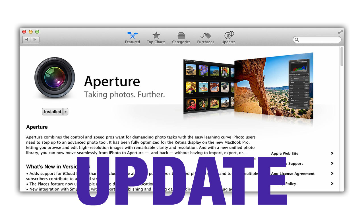 What's New in Aperture 3.5? Not Enough. - Photofocus