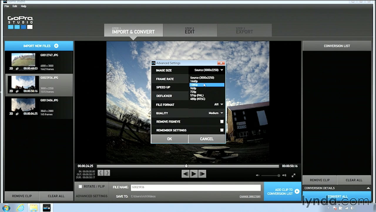 Processing a Time-lapse Video taken with a GoPro - Photofocus