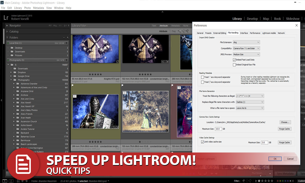 Quick Tip to Speed Up Lightroom - Photofocus