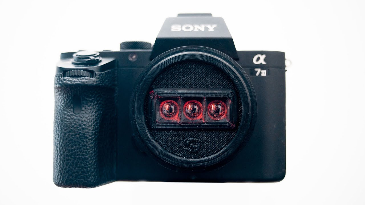 This is the first stereoscopic lens for digital cameras - Photofocus