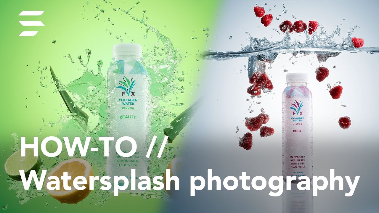 Ideas for creating composited water splash product photos - Photofocus