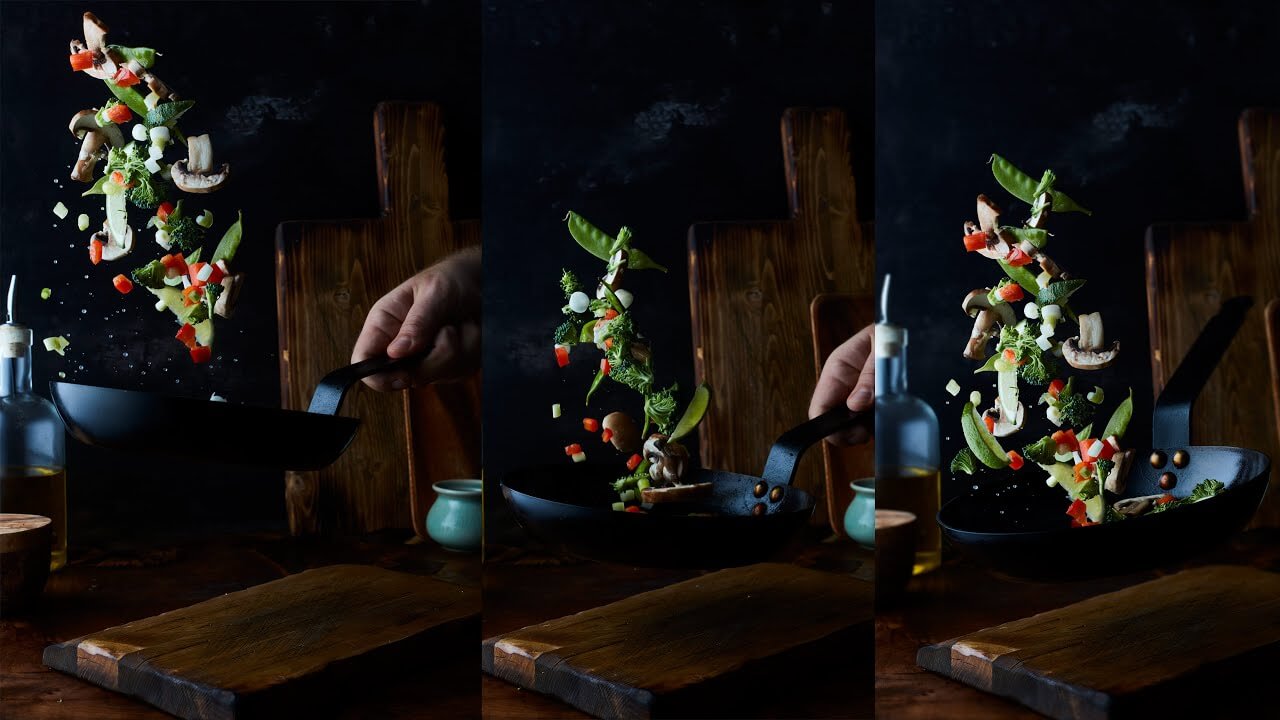 How to create flying food photos in-camera - Photofocus