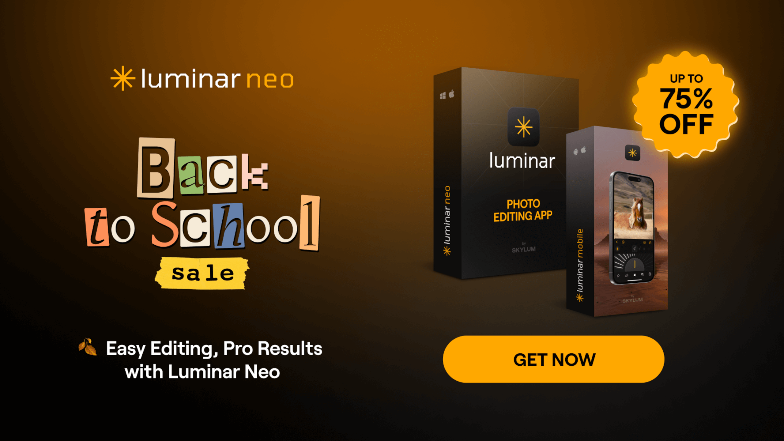 Save up to 70% from the Luminar Neo Back to School Sale! - Photofocus